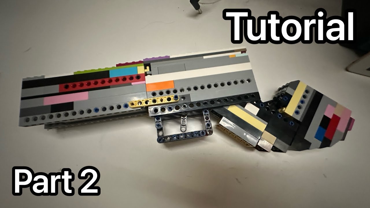 Lego Sawed off Shotgun Tutorial Pt 2 - YouTube