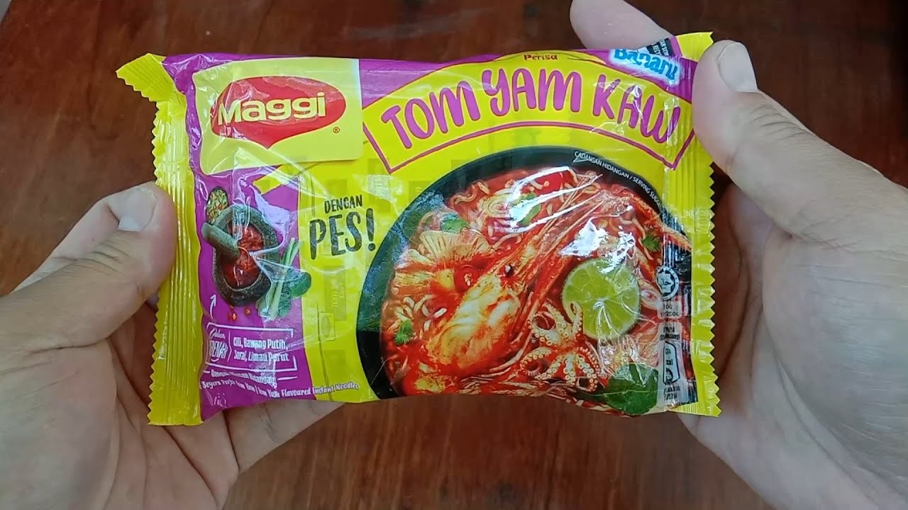 Maggi Perisa Tom Yam Kaw (Instant Noodles) - YouTube