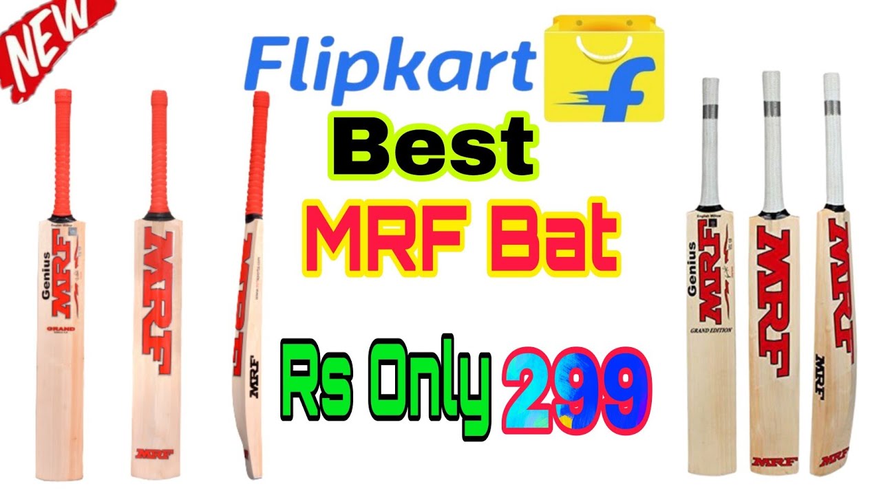 MRF CRICKET BAT UNBOXING (Flipkart) ONLY ₹ 299 - YouTube