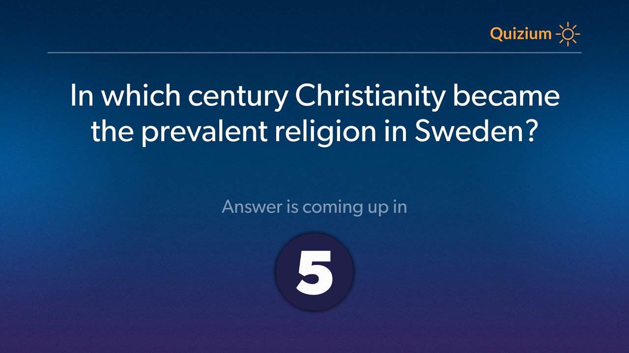 In which century Christianity became the prevalent religion in Sweden ...