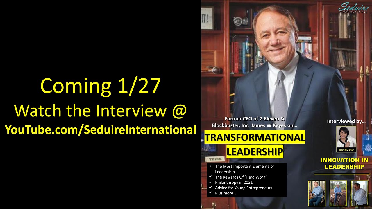 Former CEO of Blockbuster, Inc. - James W Keyes Interview with Yasmin ...