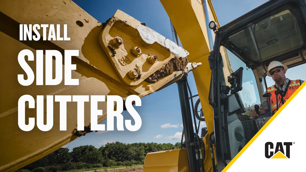 How to Install Side Cutters Cat® Ground Engaging Tools - YouTube
