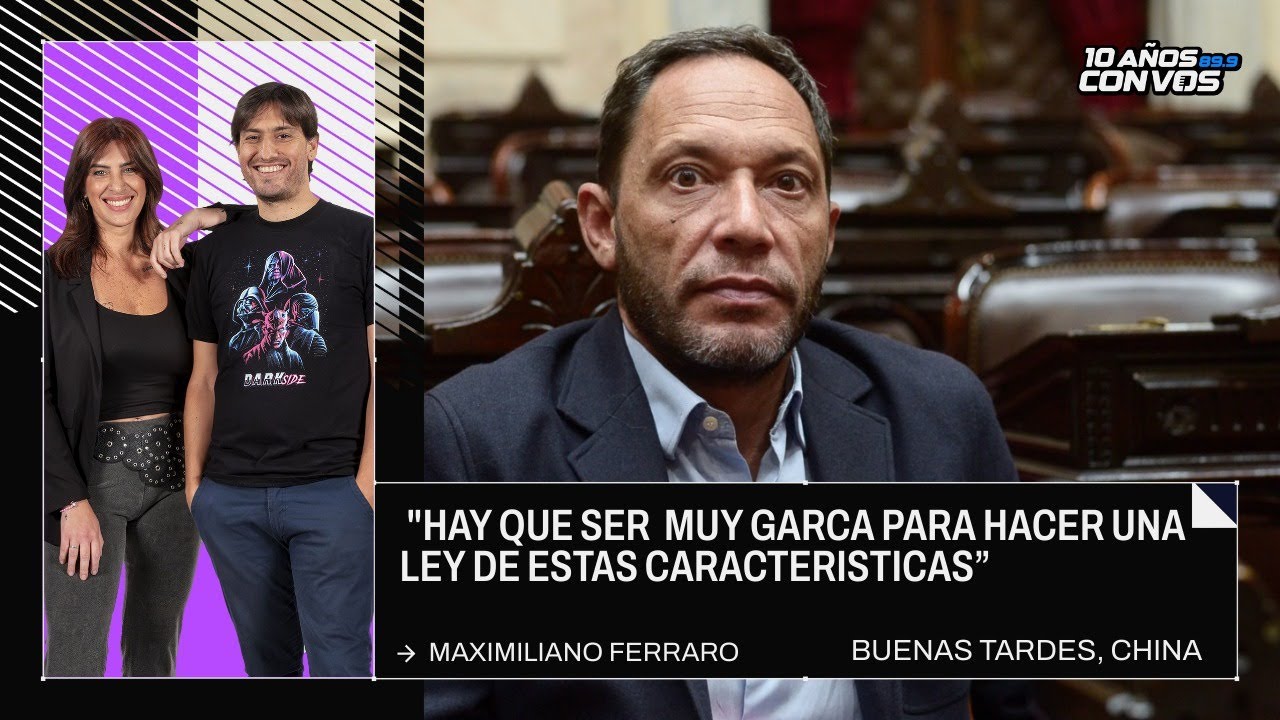 El diputado Maximiliano Ferraro sobre el proyecto del Gobierno que ...