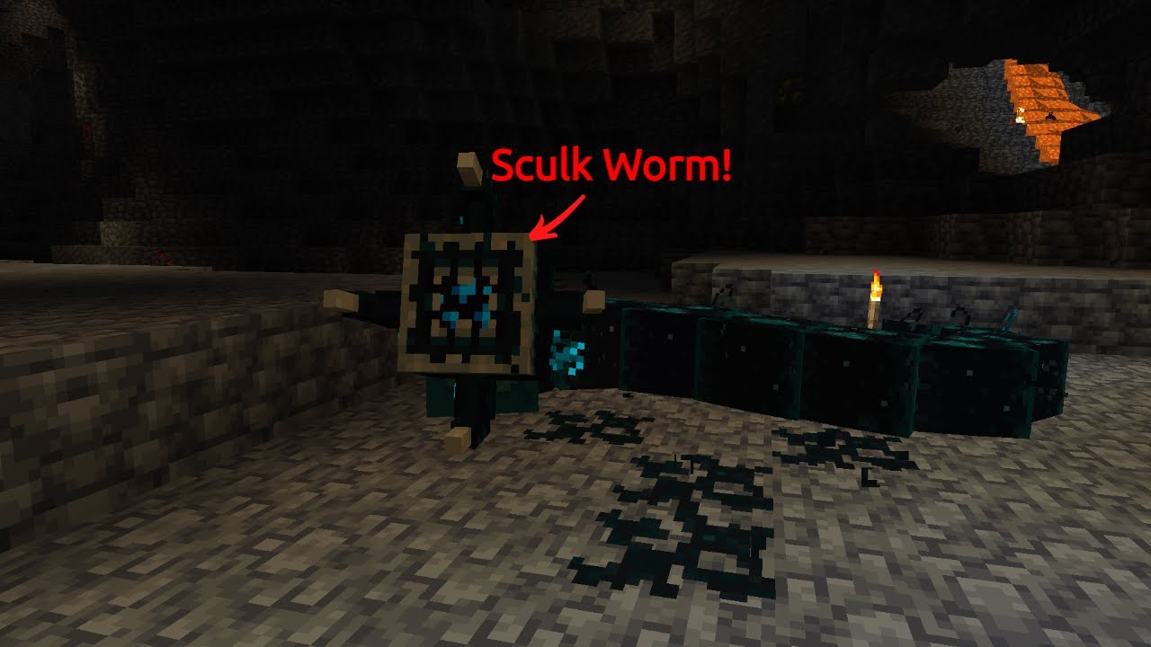 Minecraft Sculk Worm Mod 1.18.x(Fabric) - YouTube