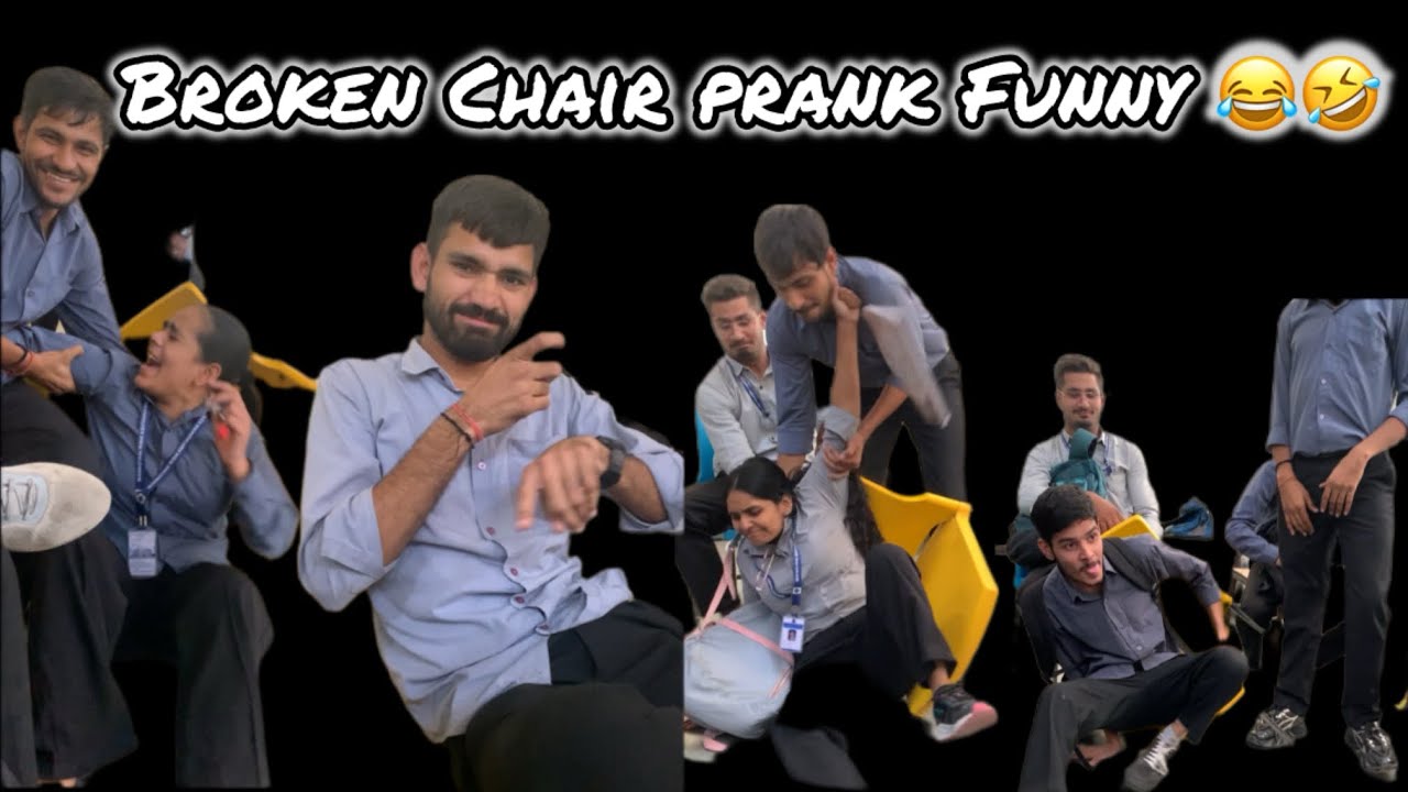 Broken Chair prank Funny 🤣😂😜 - YouTube