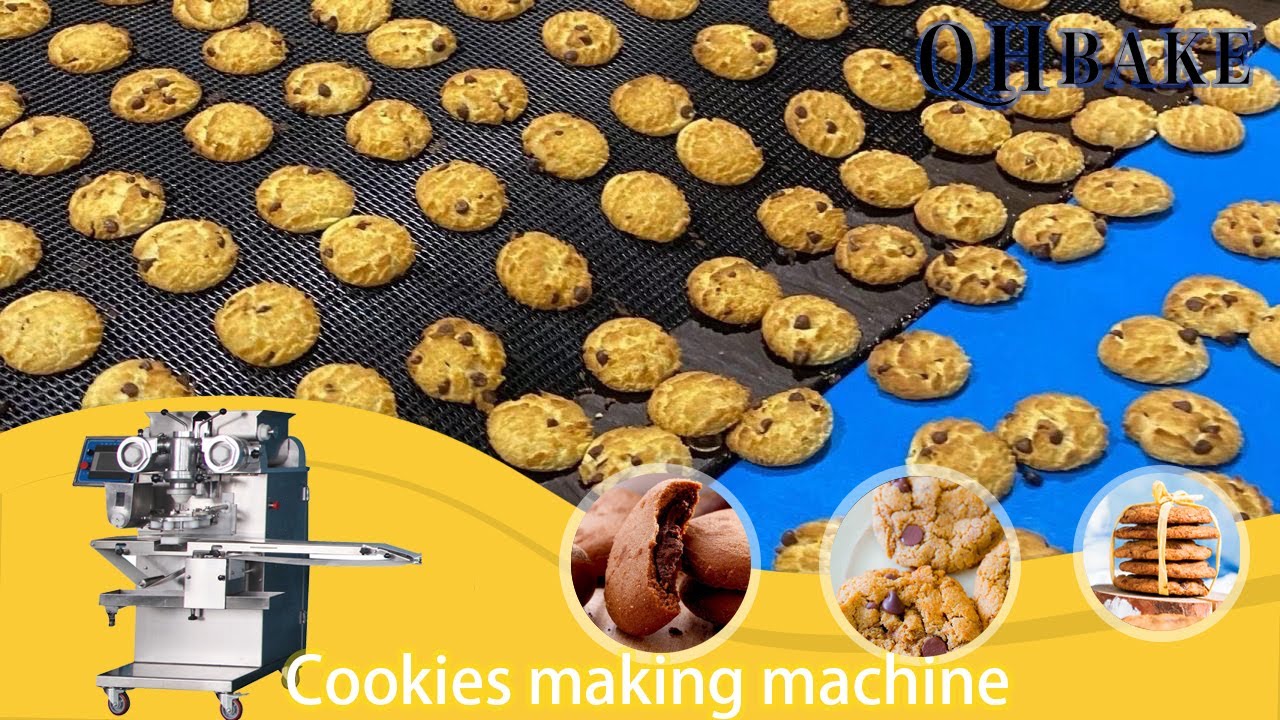 Semi-automatic filling cookie production line Cookies making machine ...