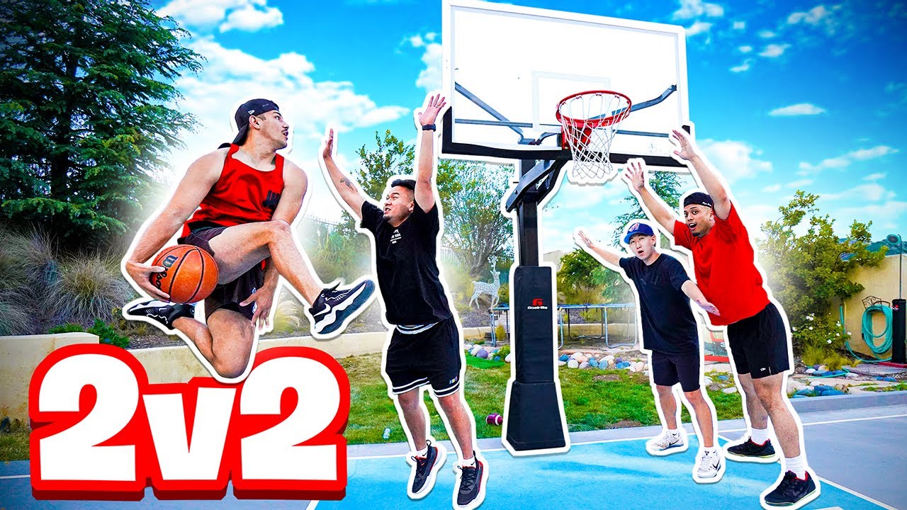 EPIC 2v2 Mini Hoop Basketball! - YouTube