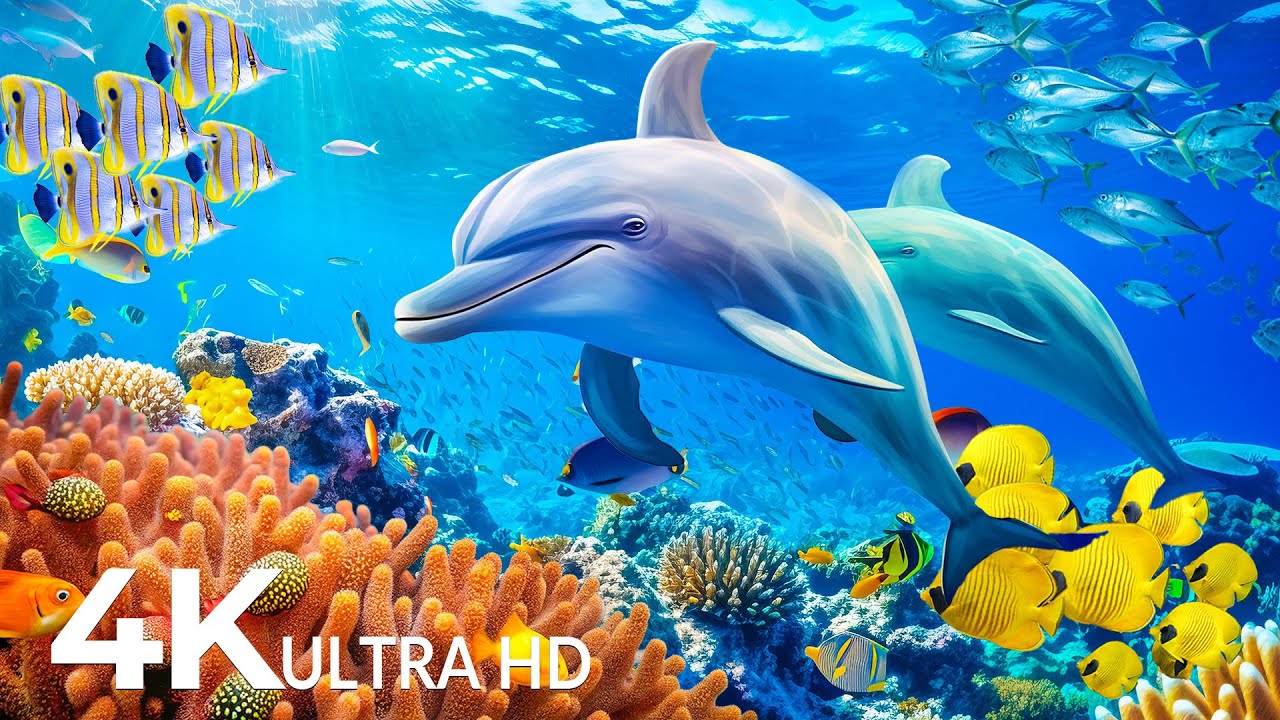 Amazing 4K Ocean Adventure 🐳 Dive Deep and Marvel at Sea Animal in The ...