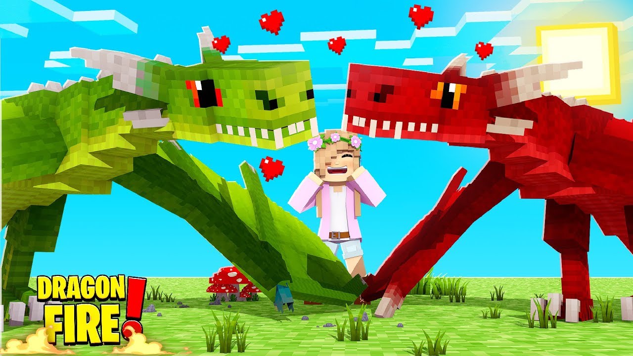 MY DRAGONS ARE BREEDING!! | Minecraft Dragon Fire - YouTube