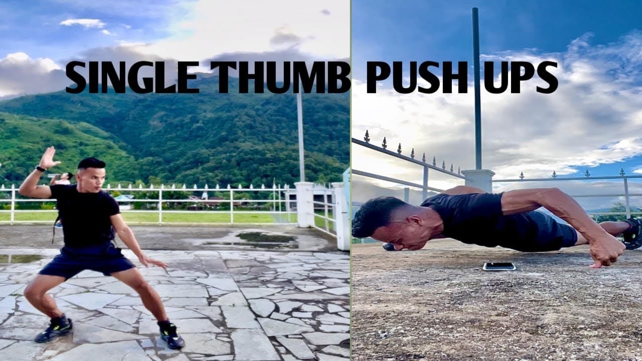 *SINGLE THUMB PUSH UP.##Fitness Challenge …💪🔥 - YouTube