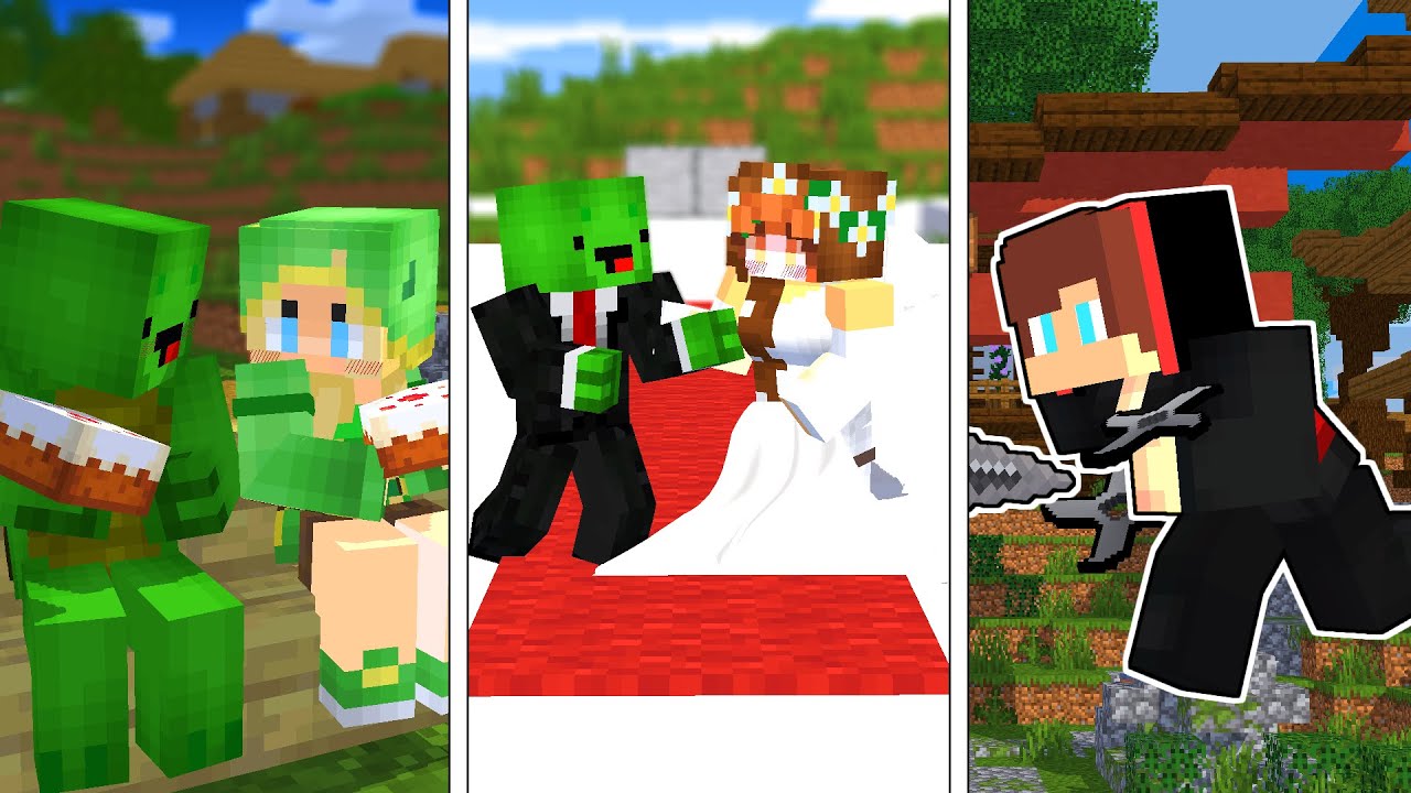 Best of Maizen 🥰 - Minecraft Parody Animation Mikey and JJ - YouTube