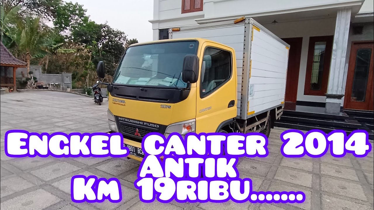 engkel canter 2014 km 19ribu - YouTube