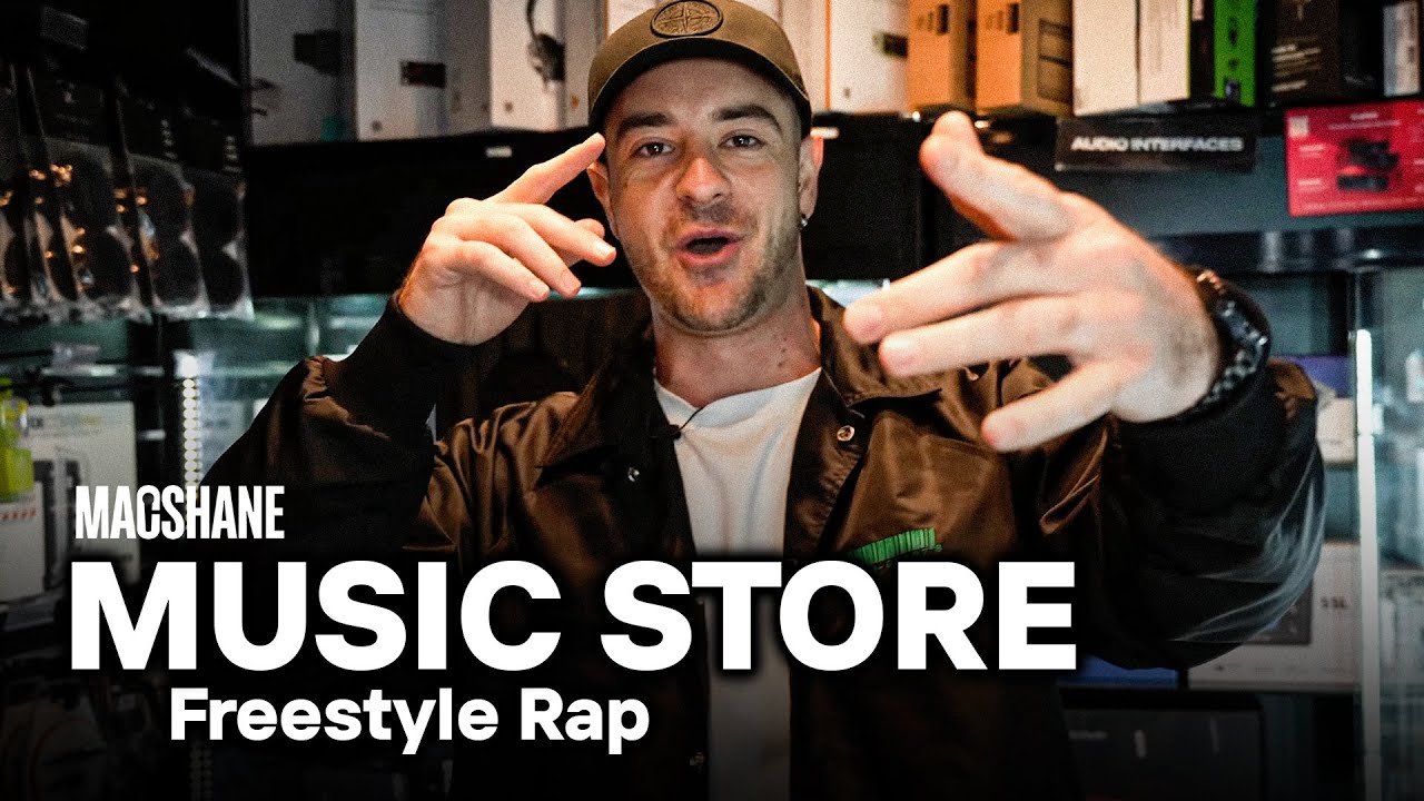FREESTYLE rapping through a MUSIC store | MACSHANE - YouTube