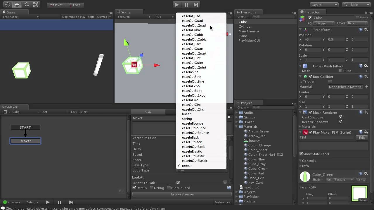 08 - Playmaker and iTween - YouTube