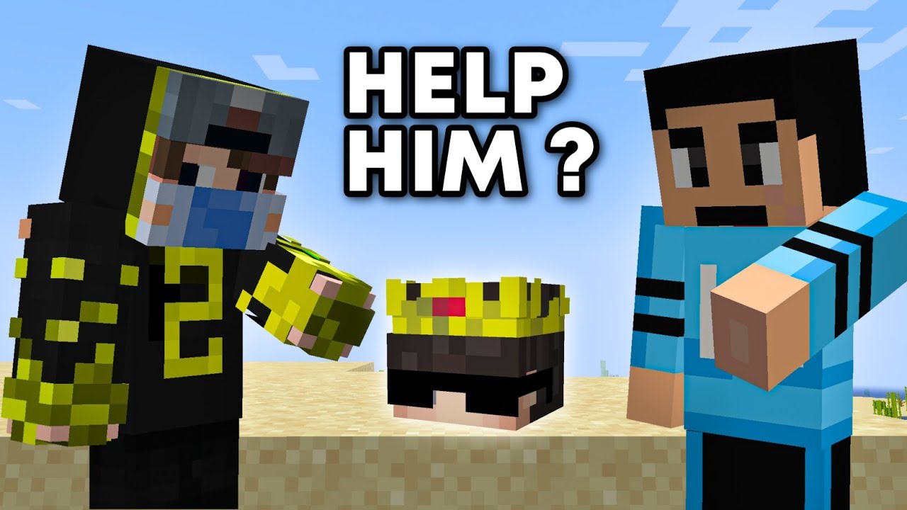 Can I Protect This Minecraft Weakest Player... - YouTube