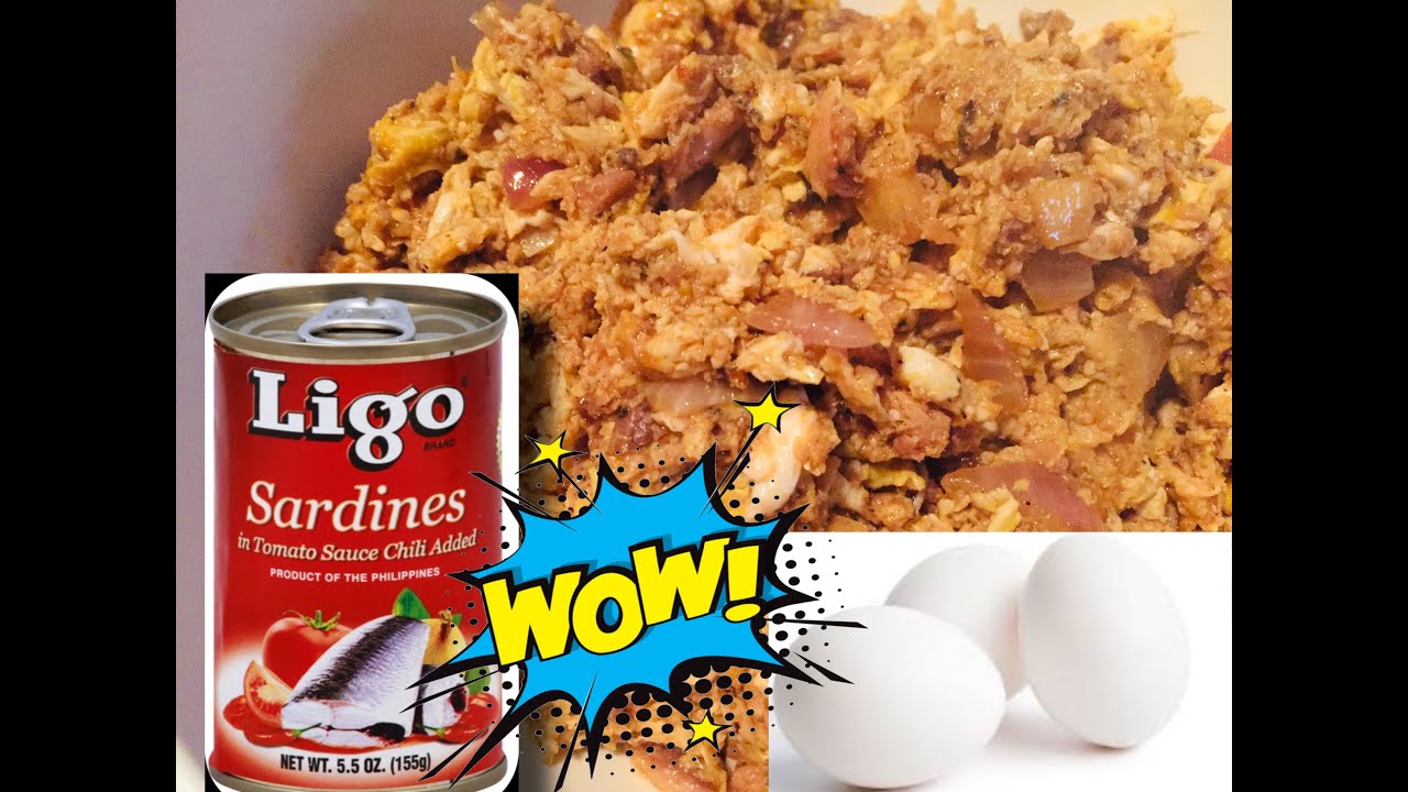GINISANG SARDINAS WITH EGG RECIPE | Panlasang pinoy | chef maribel ...