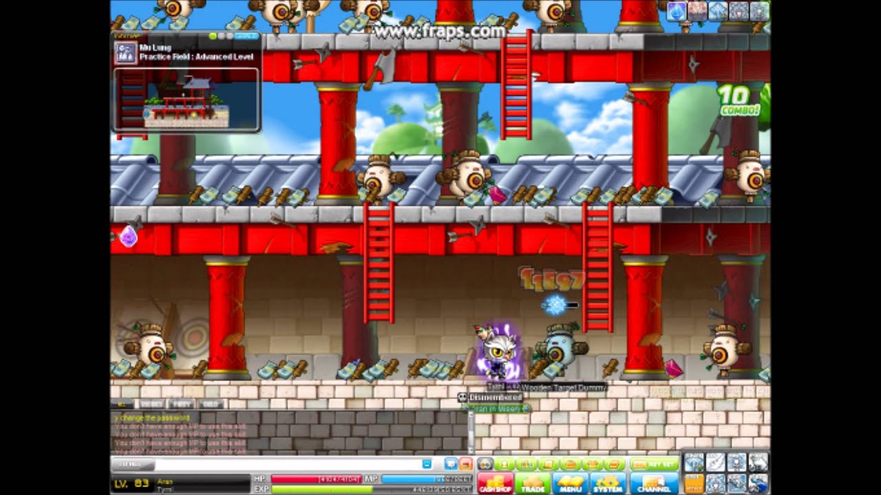 MapleStory - Aran Lv80+ Gameplay - YouTube