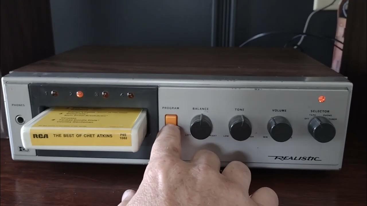 Realistic 8-Track Player Model 14-943 Demonstration - YouTube