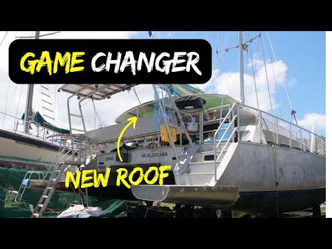 Building an Aluminum Catamaran Back Deck Roof - This Will REVOLUTIONIZE ...