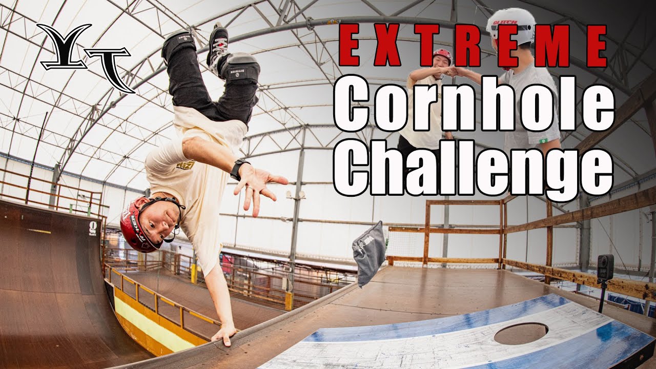 Extreme Cornhole challenge - YouTube