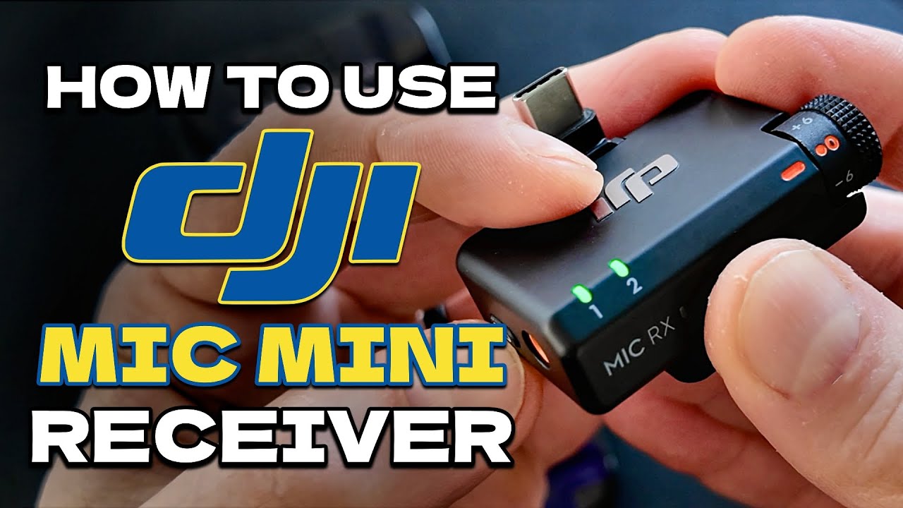 How to Use the DJI Mic Mini Receiver – Step-by-Step Guide! #DJIMic # ...