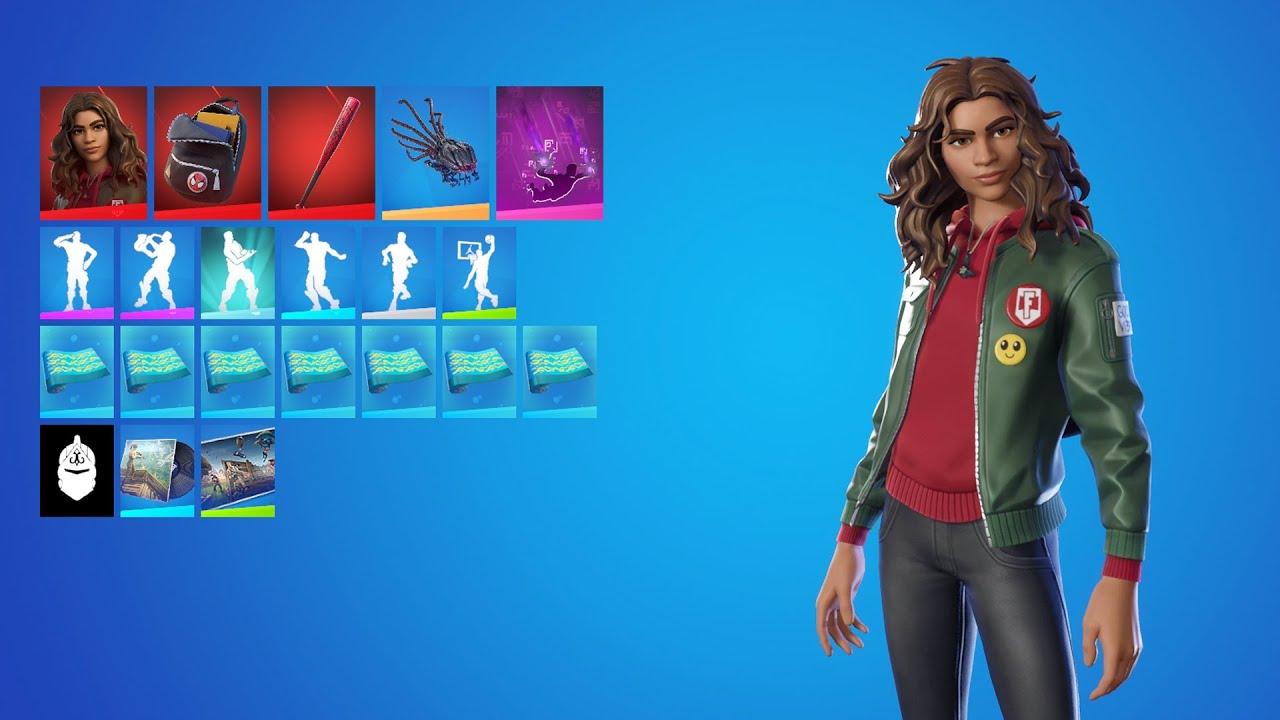 MJ Skin ( Spider-man No Way Home ) Showcase | fortnite battle royale ...