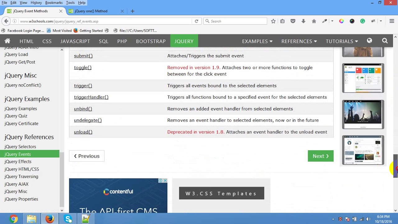 web development full course class-23 [jQuery event] - YouTube