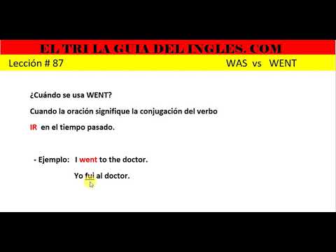 EL TRI LA GUIA DEL INGLES. LECCION # 87 Entendiendo la diferencia entre ...