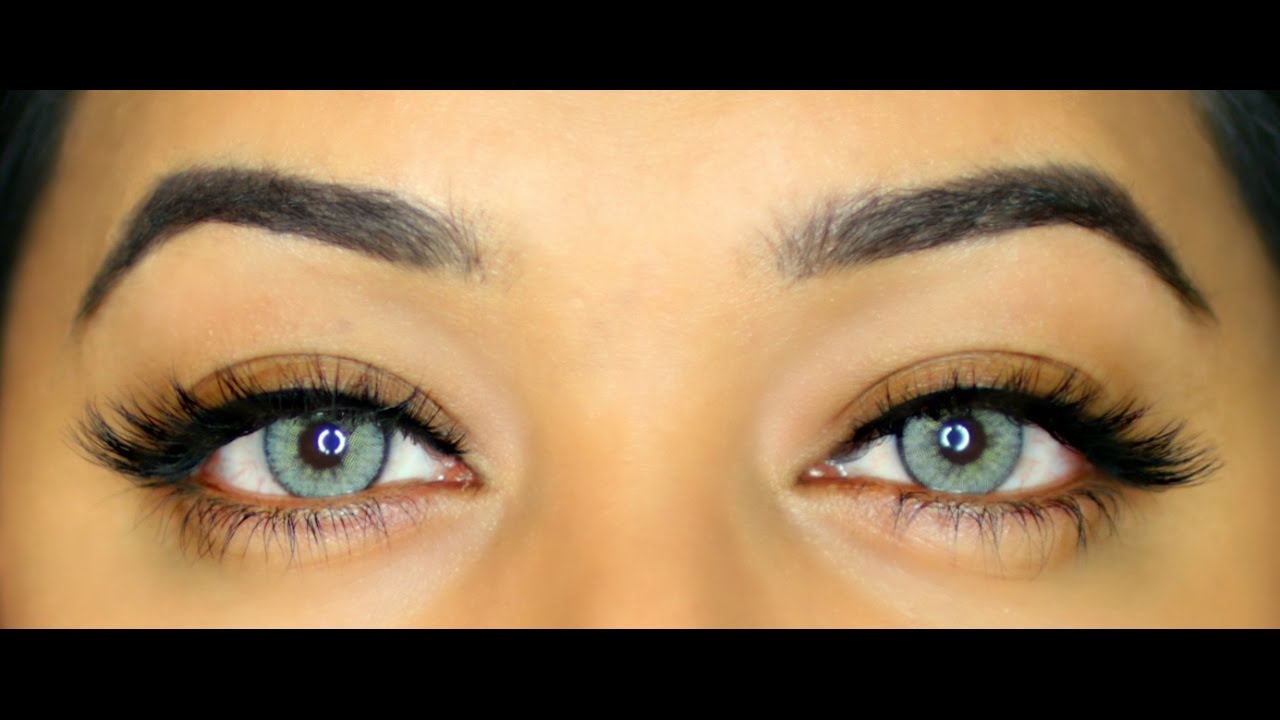 How to apply false eyelashes for Beginners - Indian skintone ...