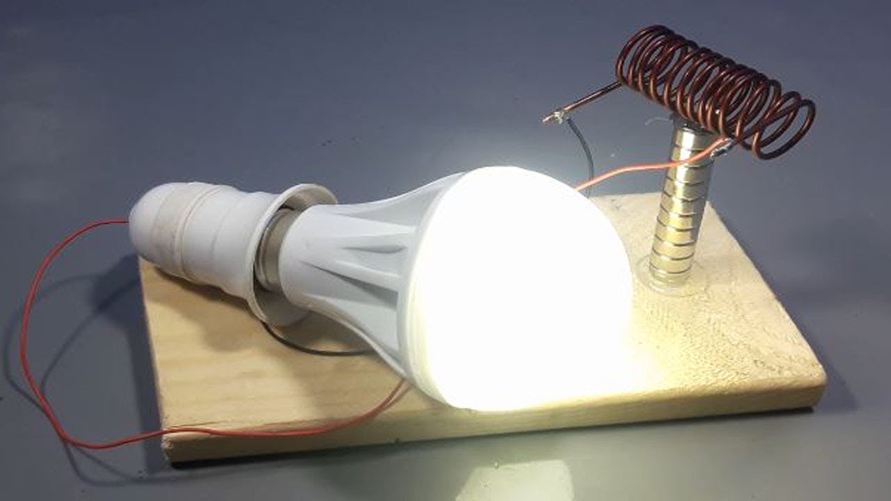 how to make free energy generator at home with magnet | DIY science ...