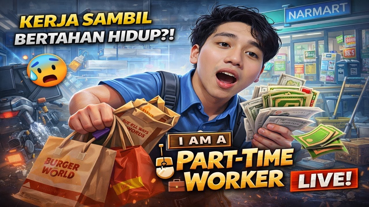 KERJA SAMBIL BERTAHAN HIDUP?! 😅 REALITA PART TIME WORKER | I Am a Part ...