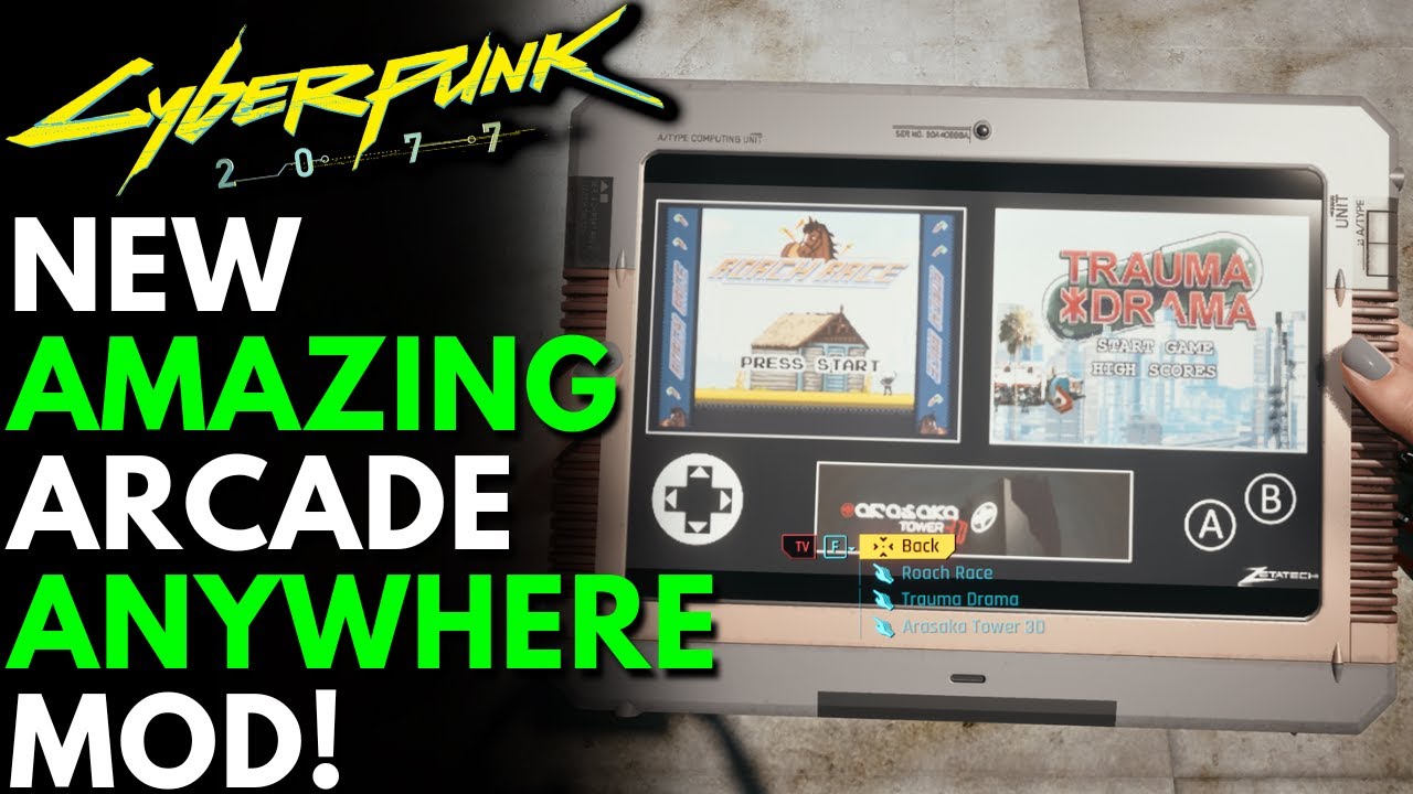 Cyberpunk 2077 - New Amazing Fully Functional Arcade Anywhere Mod ...