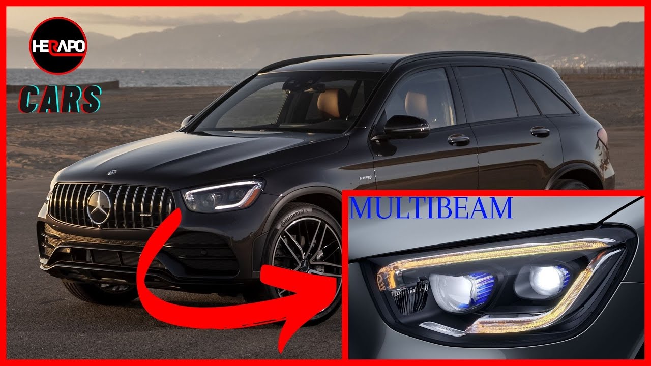 Mercedes-Benz GLC Headlights MULTIBEAM And Ambient Lights+ - YouTube