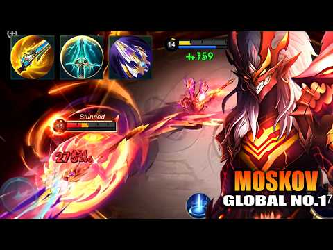 GLOBAL MOSKOV BEST 1 HIT BUILD 2026!! (100% BROKEN) TRIPLE MANIAC/SAVAGE! - MLBB
