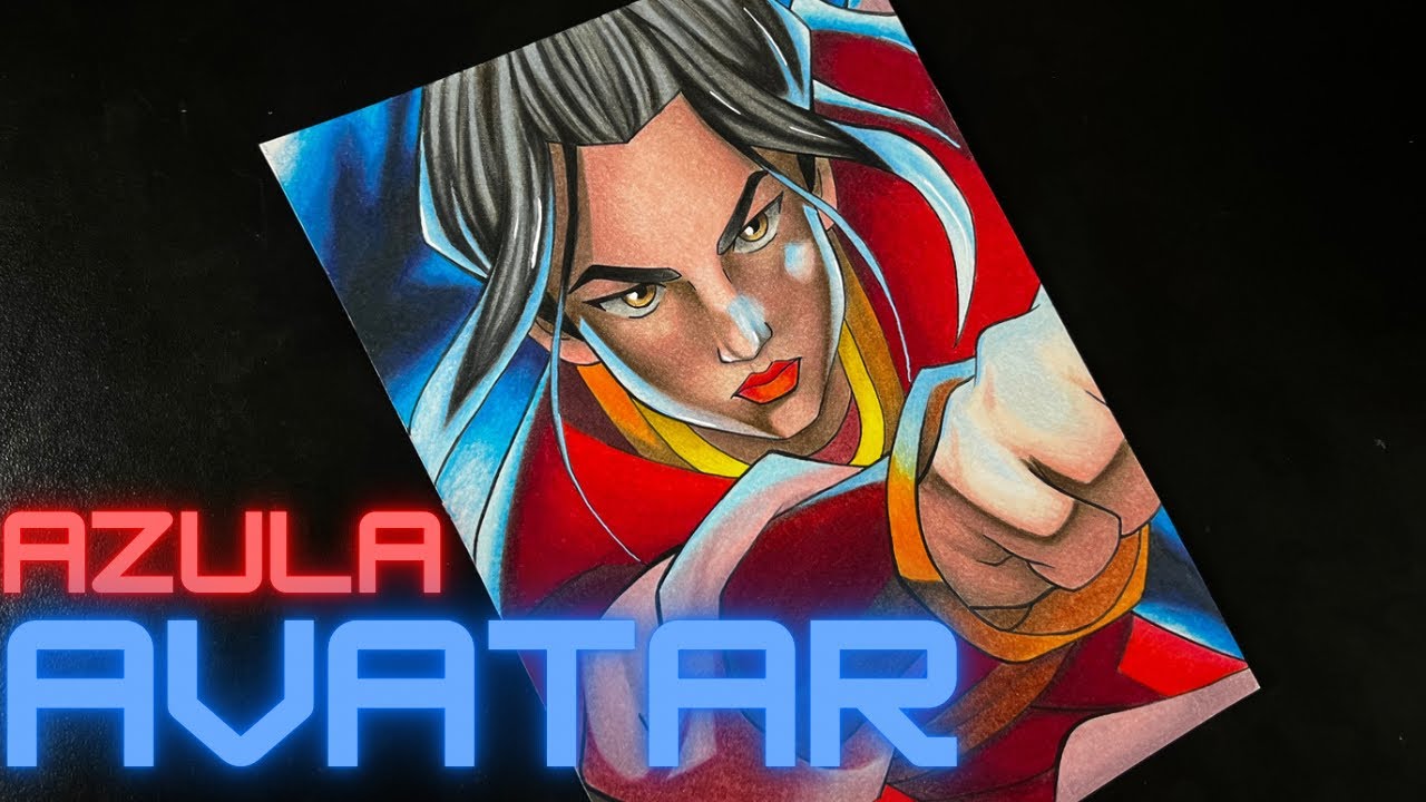 SPEED DRAWING AZULA AVATAR - YouTube