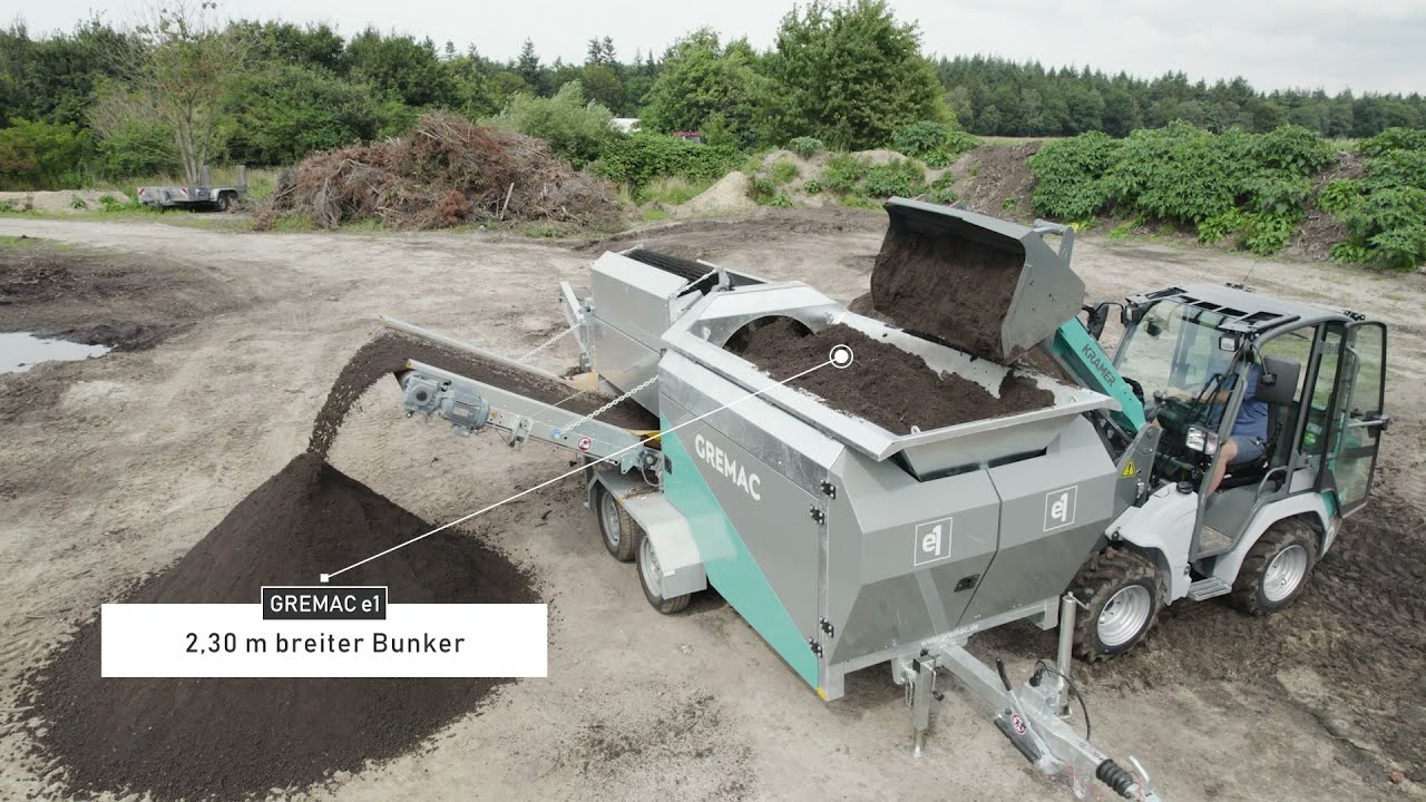 GREMAC e1 Trommelsieb - YouTube