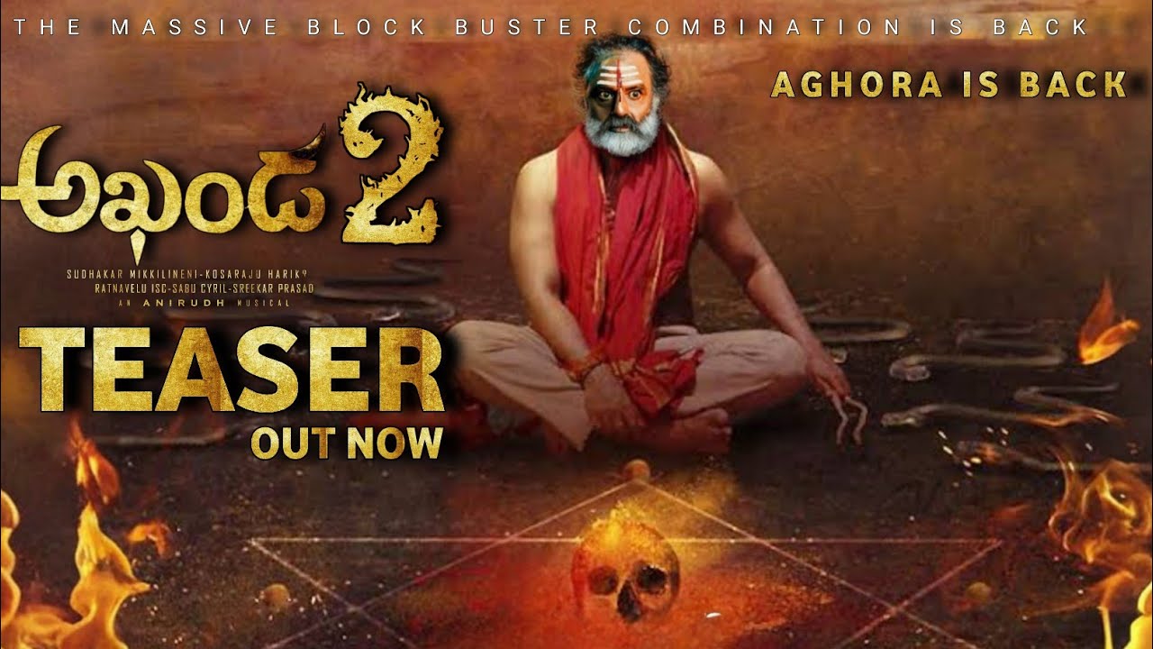 Akhanda 2 - Balakrishna Intro First Look Teaser | Boyapati Srinu ...