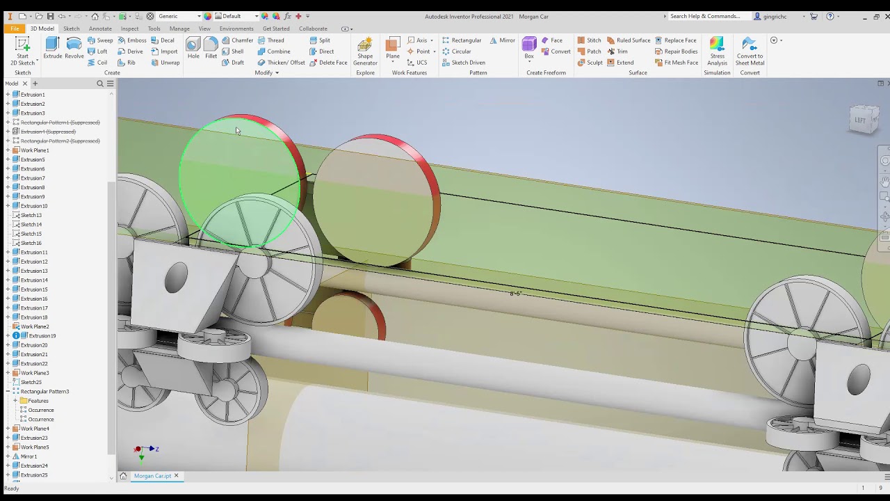 3D Modeling Morgan Giga Coaster Trains in Inventor (For NoLimits 2 ...