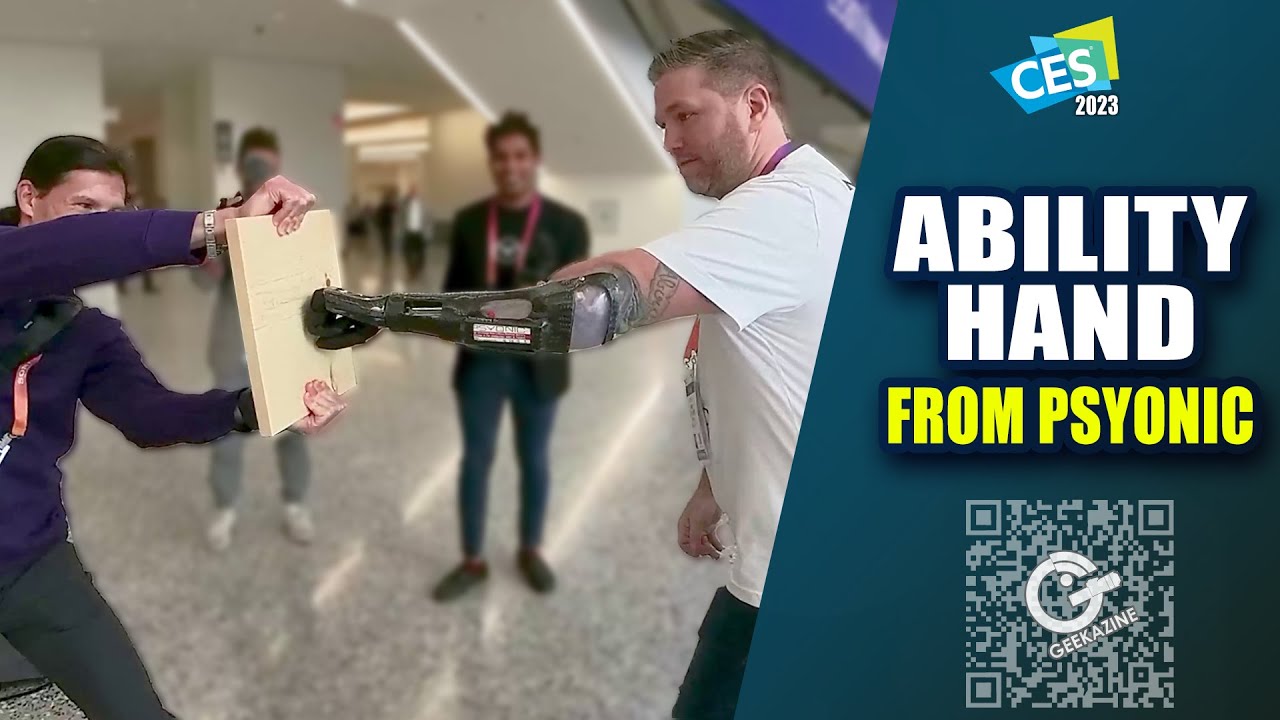 Psyonic Ability Hand is the First Touch Sensing Bionic Hand - YouTube