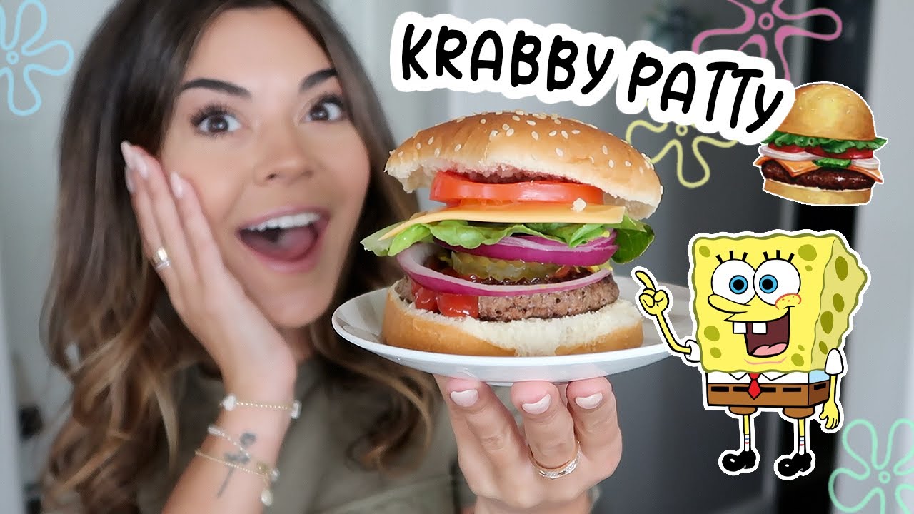 Making a Krabby Patty from Spongebob Squarepants! - YouTube