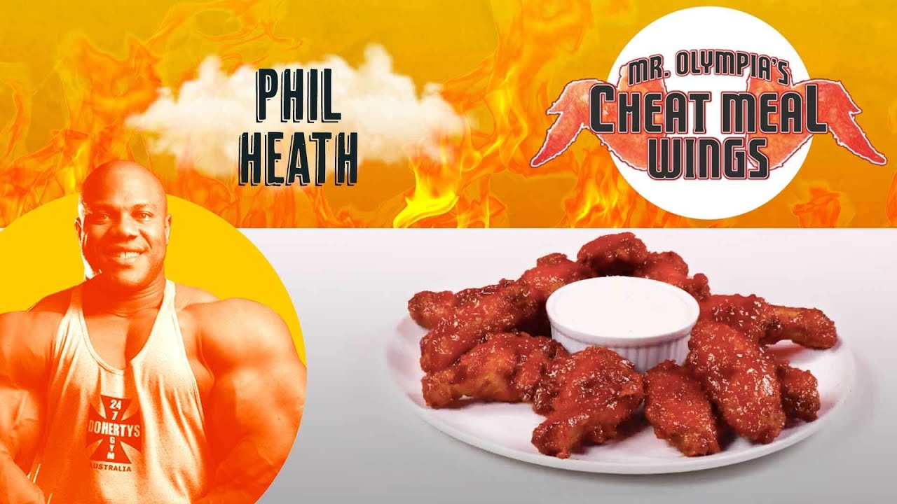 The Wing Showdown | Phil Heath's Mr. Olympia's Cheat Meal Wings - YouTube