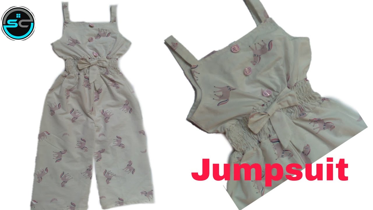 DIY Jump suit cutting and stitching/Baby girl Jump suit/#Jumpsuit ...