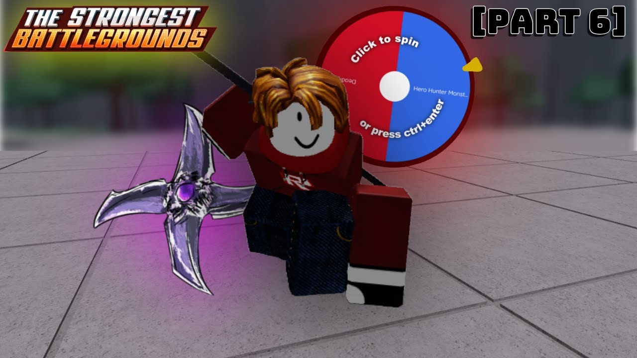 Spin the wheel challenge! | The strongest battlegrounds, Part 6 - YouTube