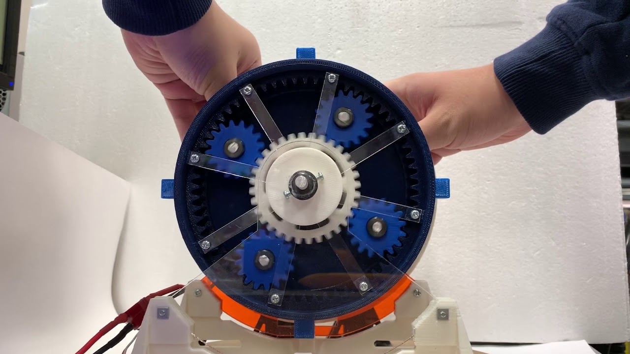 Planetary gear made with 3D printer - YouTube