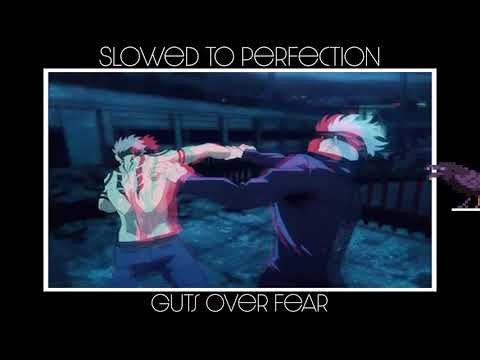 Guts Over Fear - Eminem {slowed + reverb}