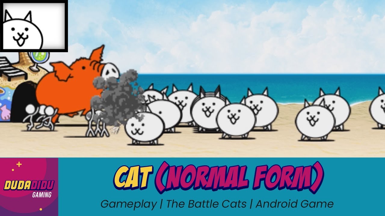 Cat (Normal Form) - Gameplay | The Battle Cats | Android Game - YouTube