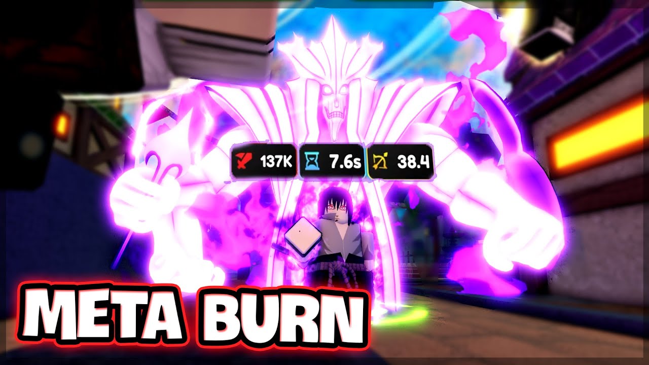 SHOWCASE NEW EVOLVED SASUKE ETERNAL META BURN - NO BUFF - NO HILL ...