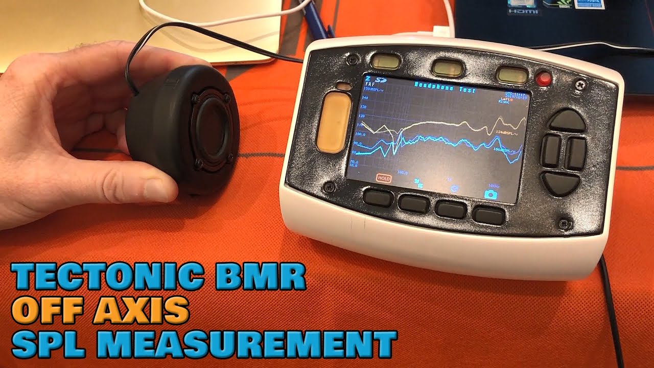 Tectonic BMR Off Axis SPL Measurement Demo Using Zumi Systems - YouTube
