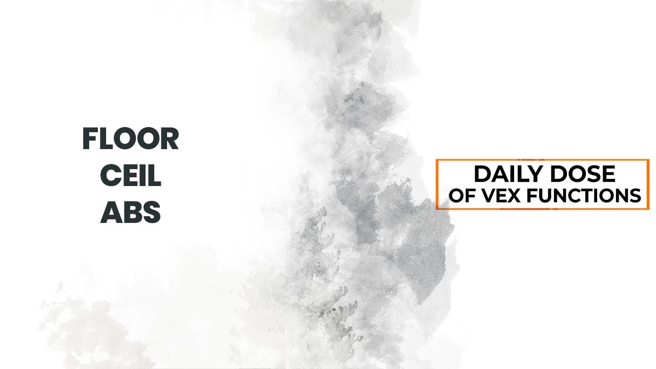 #1: Floor, Ceil and Abs Functions in Houdini - Daily Dose of VEX Functions - YouTube