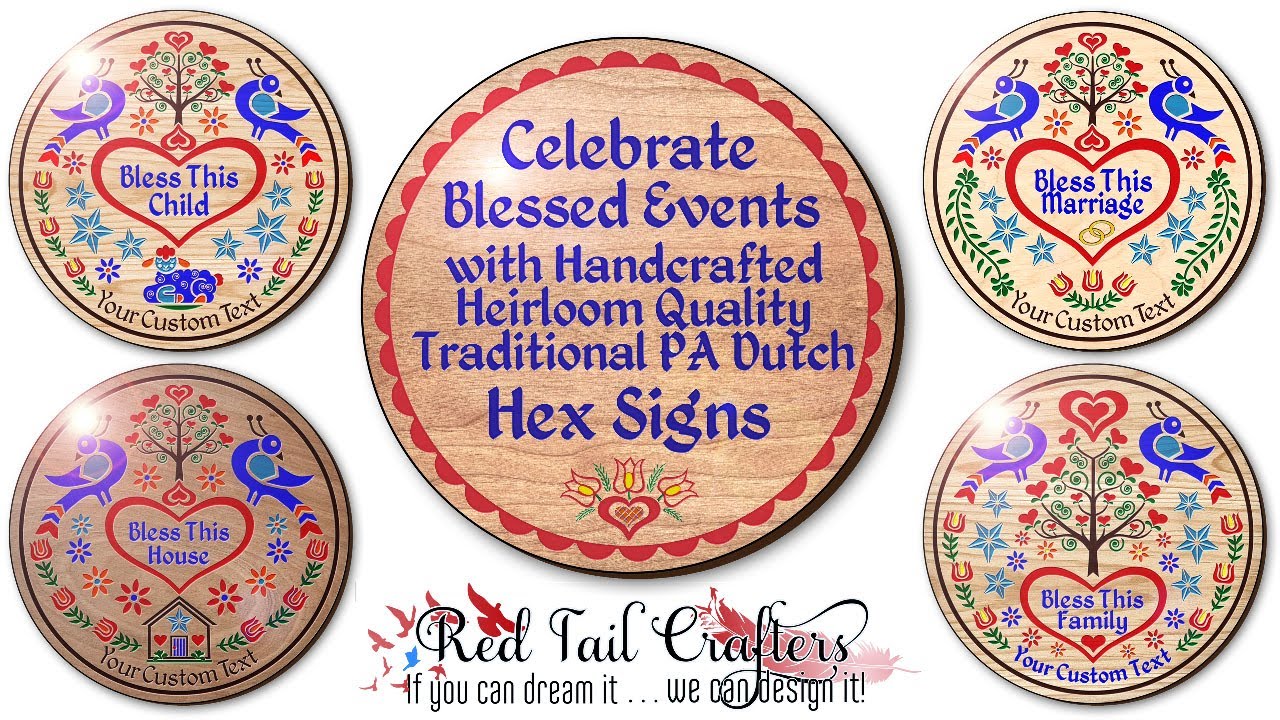 PA Dutch Hex Signs Celebrate Blessed Events w/ Hand-Crafted ...
